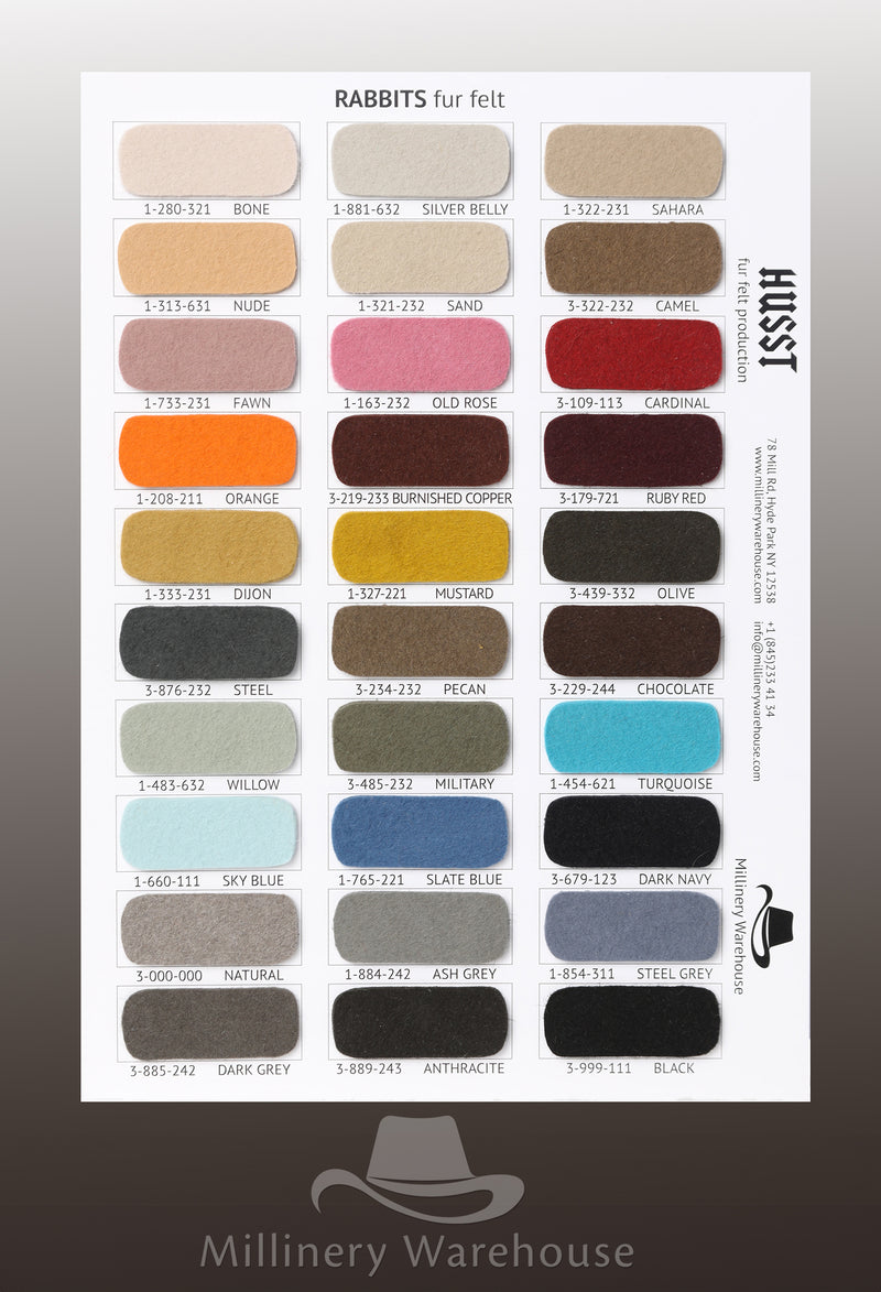 Fur Felt Hat Bodies and Millinery Supplies - Millinery Warehouse