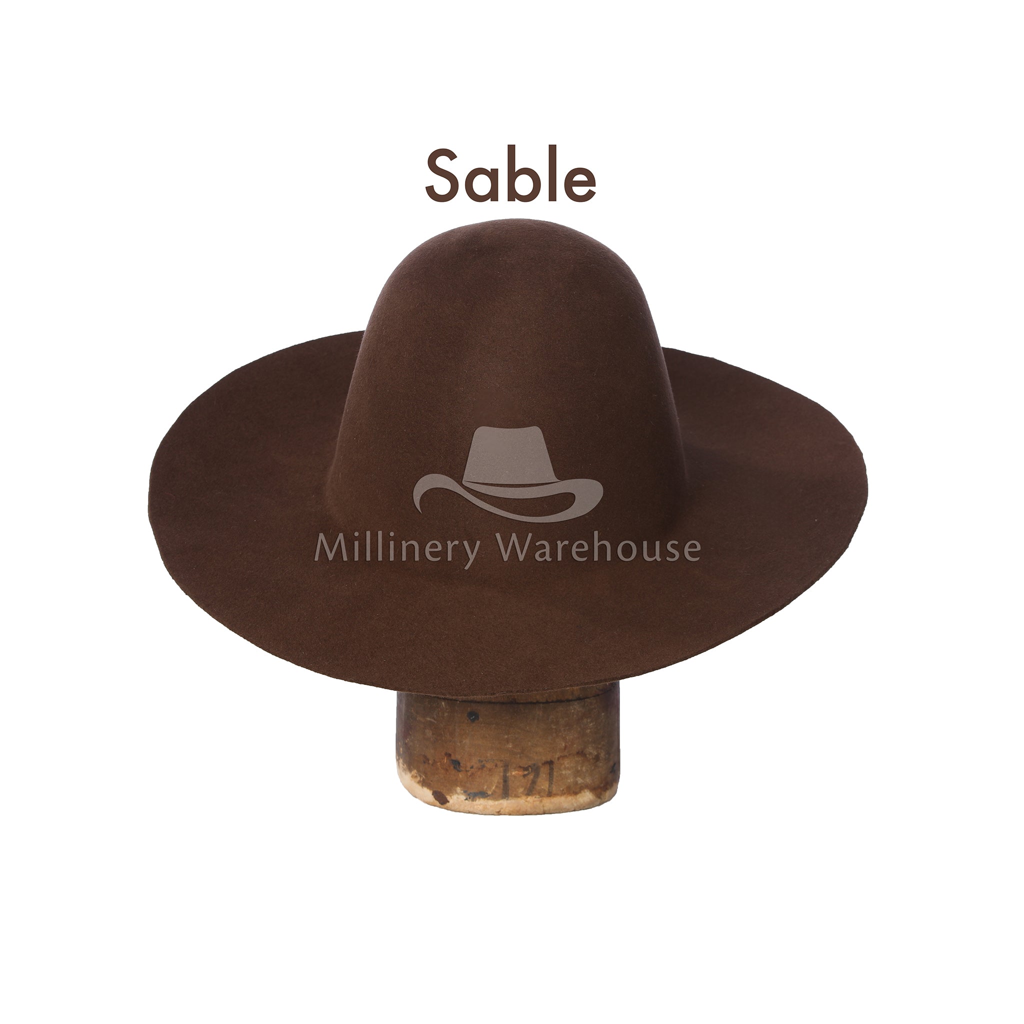 Millinery Warehouse - Fur Felt Hat Bodies, Hat Blocks, and Sweatbands